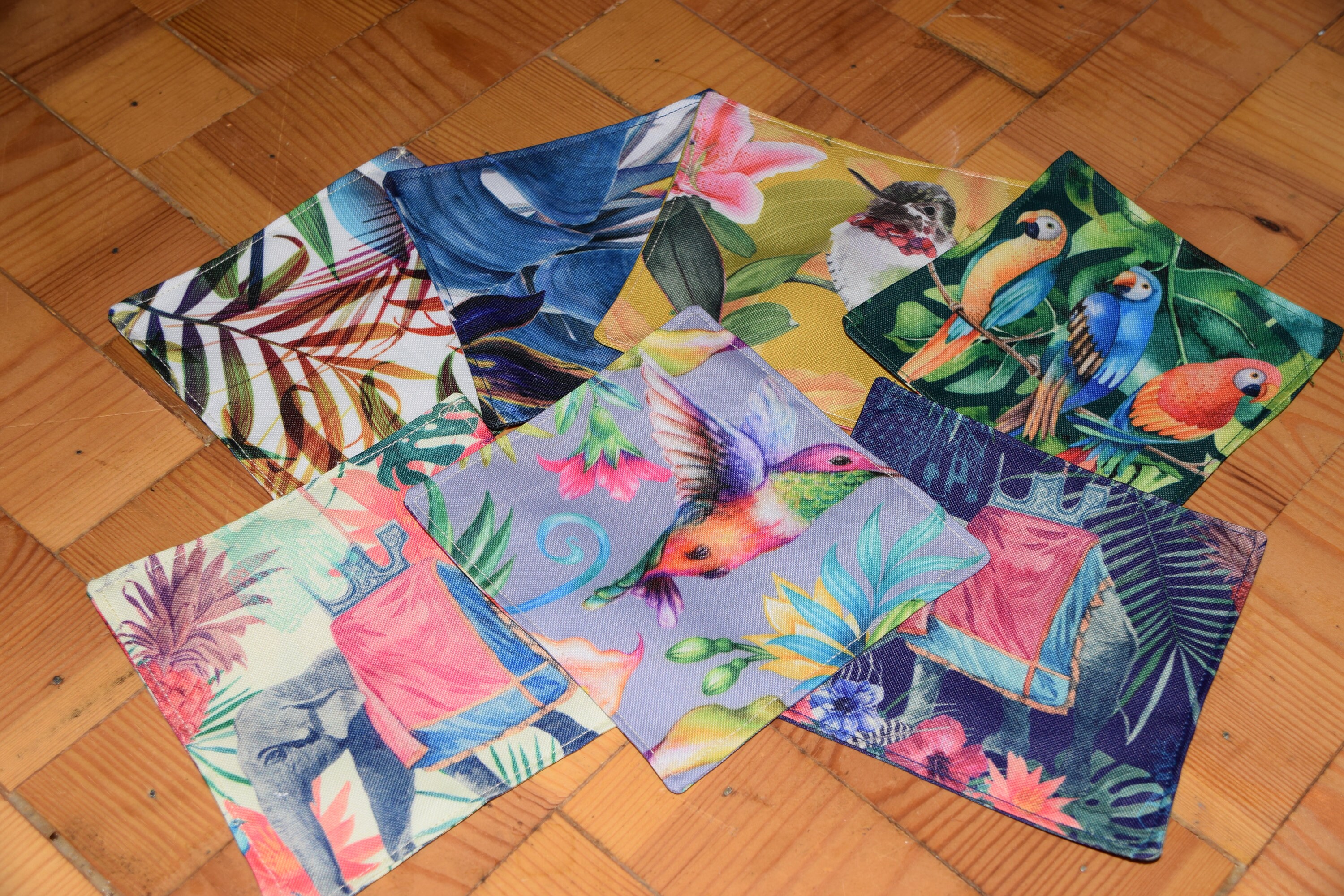 Outdoor Coasters VARIOUS DESIGNS to match our outdoor cushion - Etsy.de