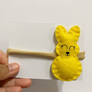 Cute Easter Felt Peep Bunny Headband Hair Accessories - Etsy