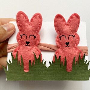 Cute Easter Felt Peep Bunny Headband Hair Accessories - Etsy