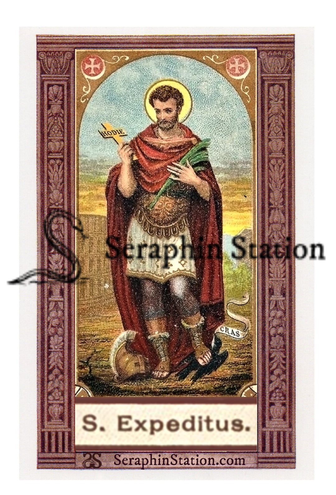 St. Expedite Mini Prayer Card, Wallet-sized - Etsy