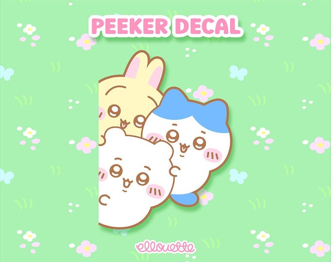 60 Pcs Chiikawa Stickers Pack, Cute Hachiware Usagi Phone Case Stickers ...