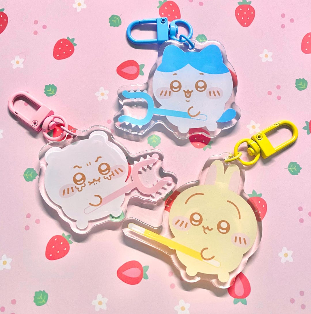 Chiikawa, Hachiware, & Usagi Charms Keychains - Etsy