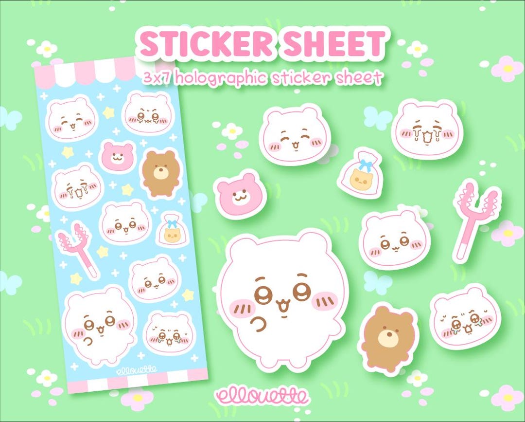 Sticker Sheet - Chiikawa - Etsy