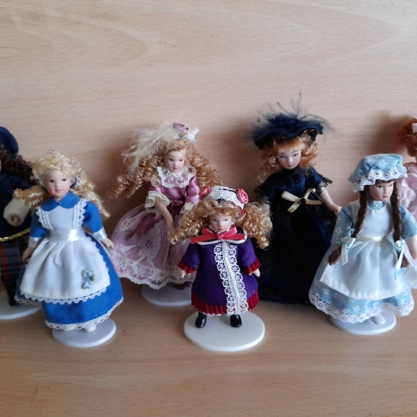 Miniature Porcelain Doll - Etsy