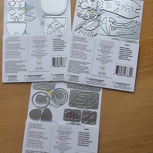 A Collection of Sizzix Dies Including BIGZ and Thinlits - Easter, Christmas and Animal Themes ...