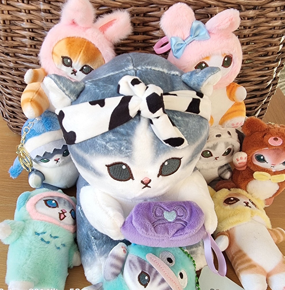 A Cute Selection Character Plushies Soft Toys Key Chains - Mofusand - Etsy