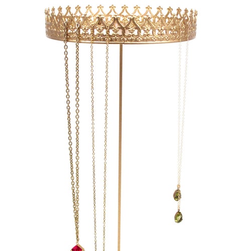 Necklace Stand Jewelry Organizer Royal Crown Display - Etsy