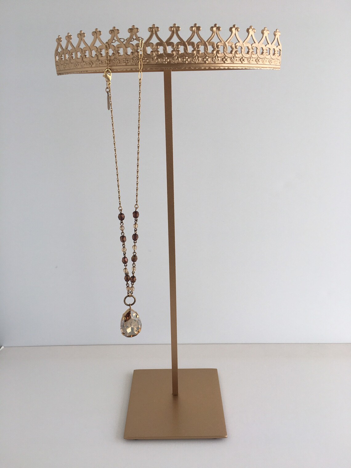 Necklace Stand Jewelry Organizer Royal Crown Display | Etsy