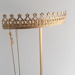 Necklace Stand, Jewelry Organizer, Royal Crown Display, Necklace Holder ...