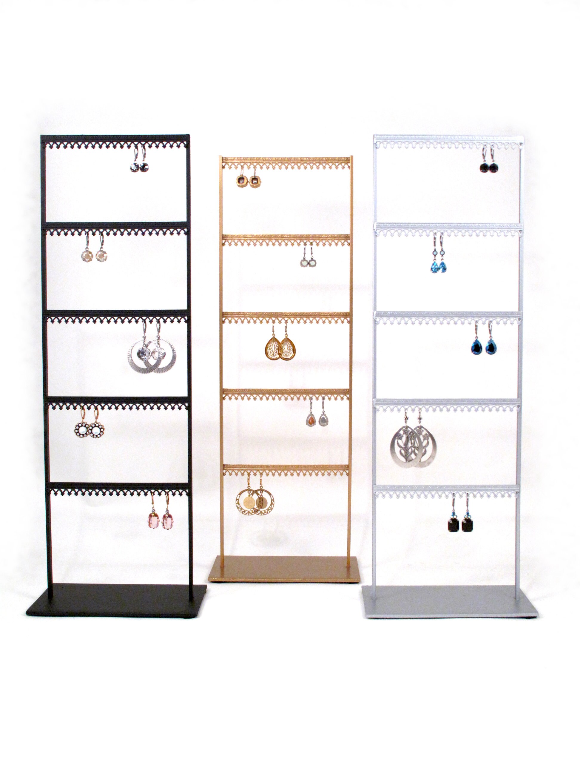 Earring Display Metal Earring Stand Jewelry Organizer - Etsy