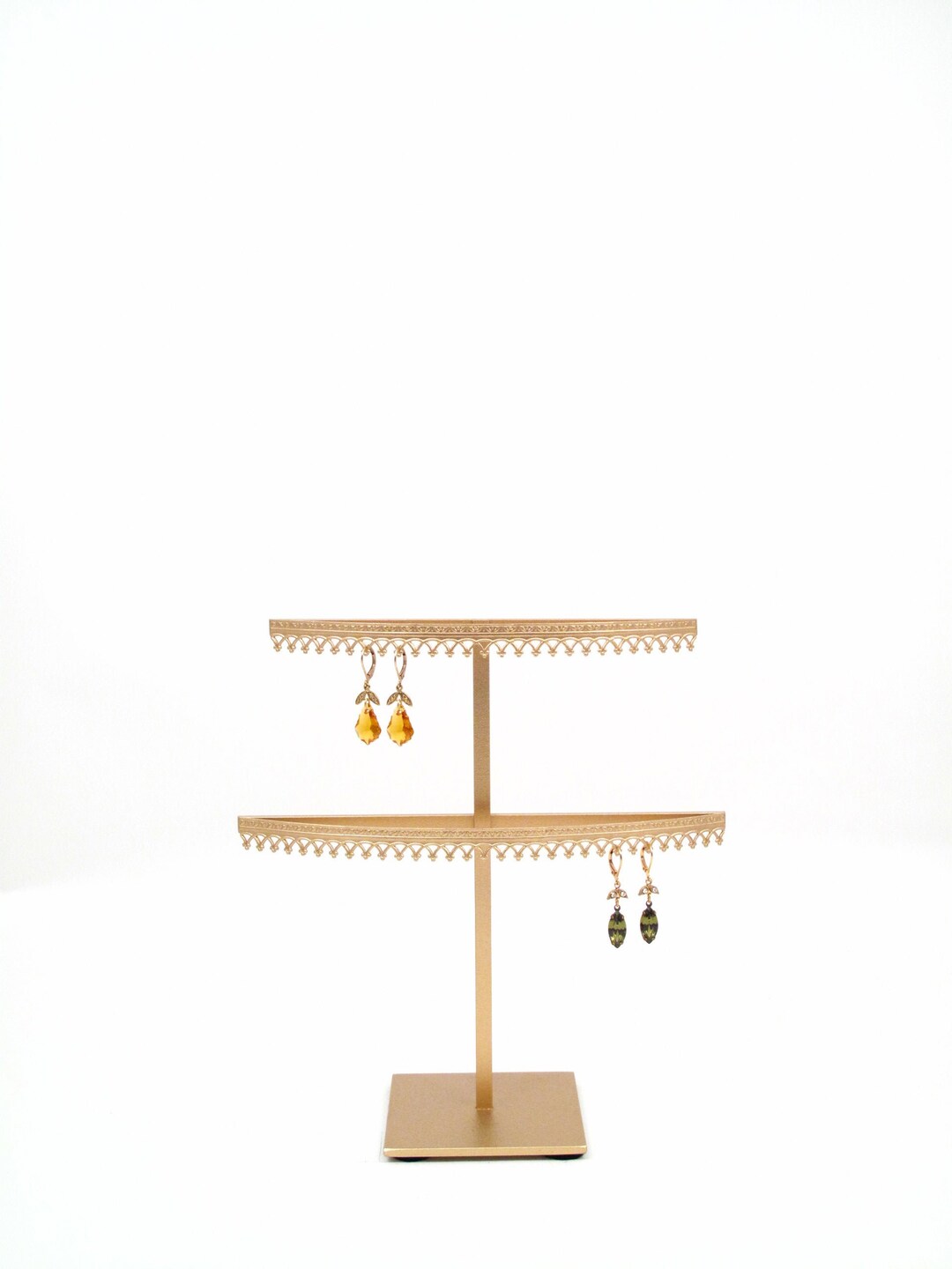 Gold Metal Earring Display: Royal Crown Jewelry Organizer - Etsy