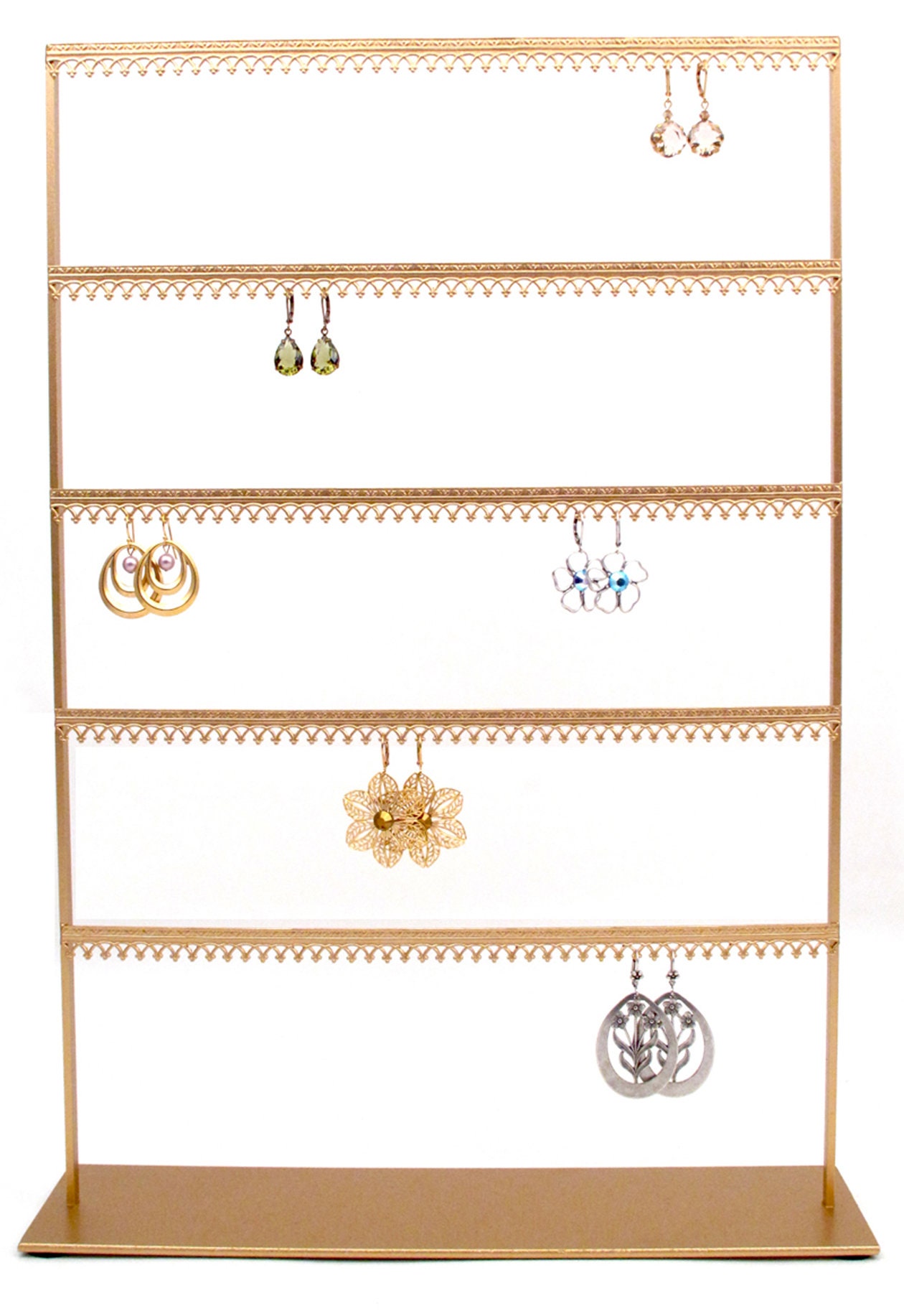 Earring Display Metal Earring Stand Jewelry Organizer - Etsy