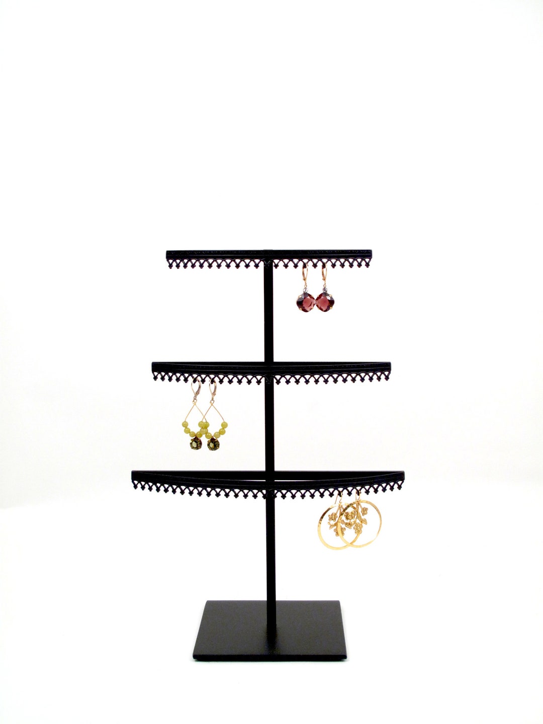 Earring Display, Metal Earring Stand, Jewelry Organizer, Earring Holder ...