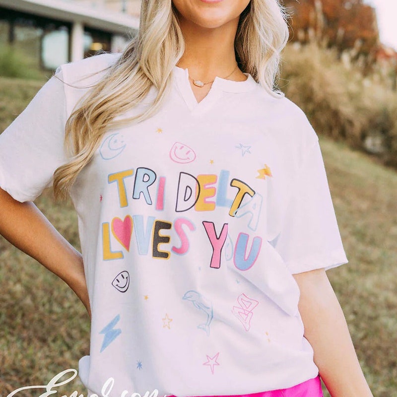 Tri Delta Shirt - Etsy