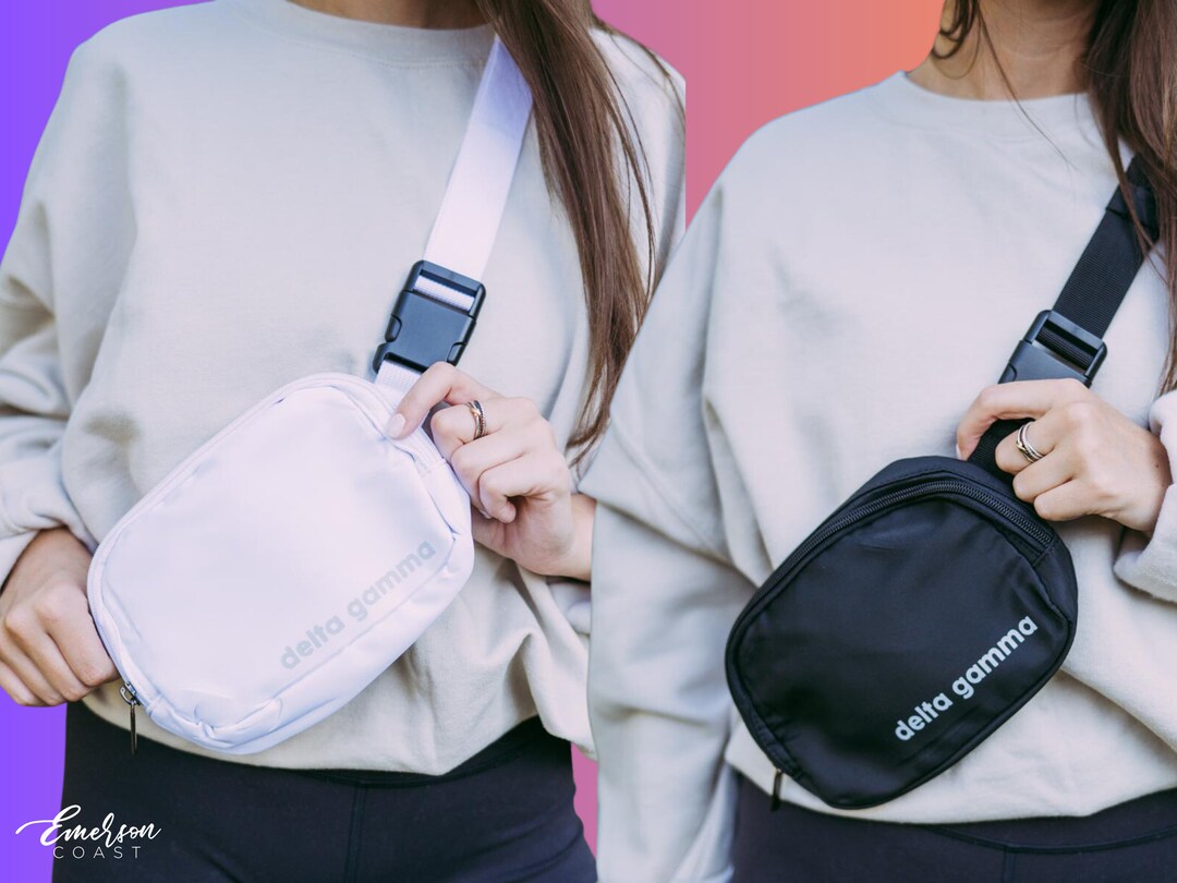 Sorority Simple Belt Bag - Etsy