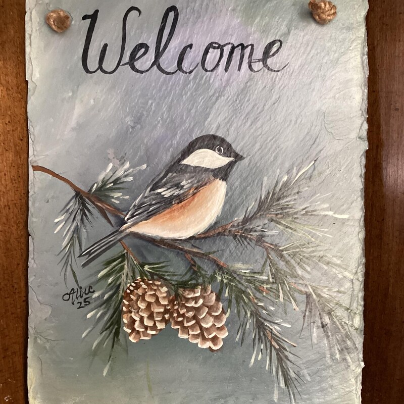 Slate Welcome Sign - Etsy