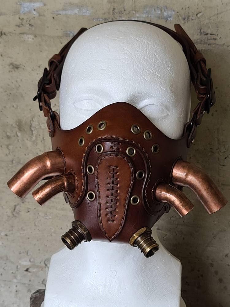Steampunk Copper Mini-boiler Mask - Etsy