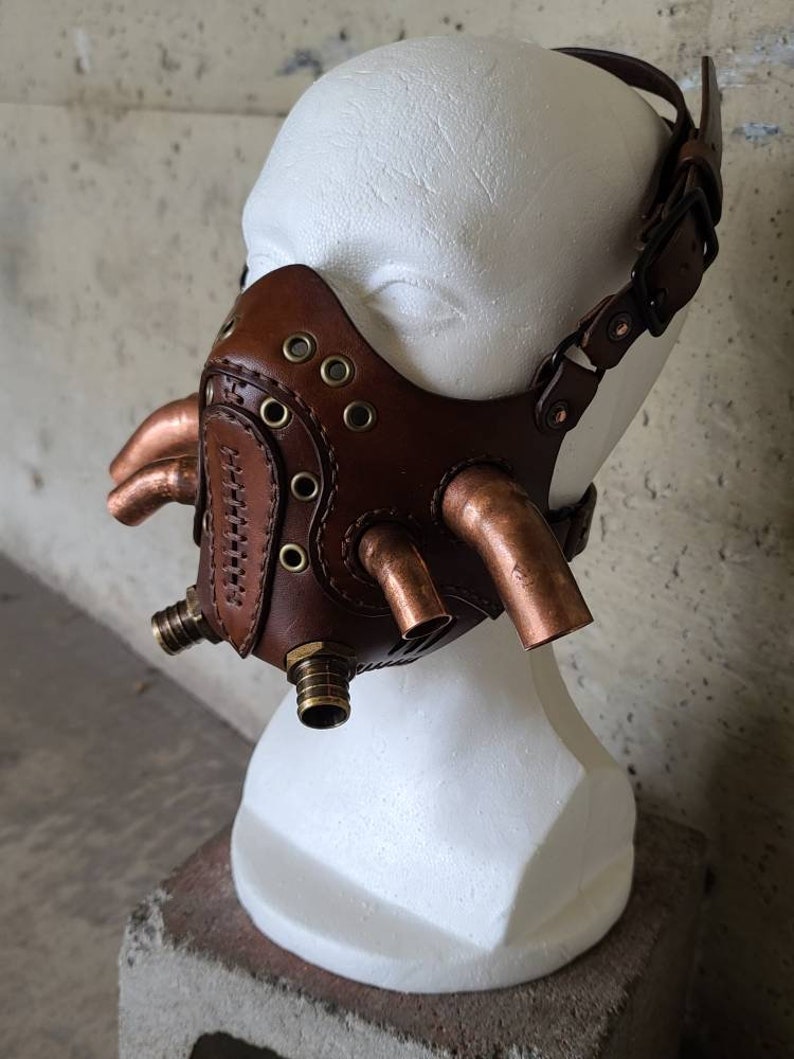 Steampunk Copper Mini-boiler Mask - Etsy