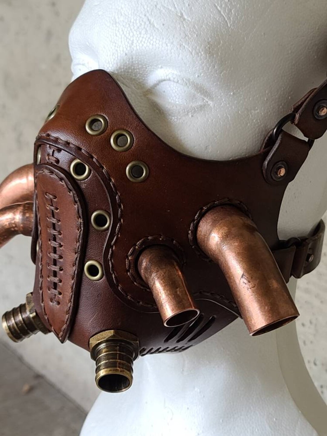 Steampunk Copper Mini-boiler Mask - Etsy