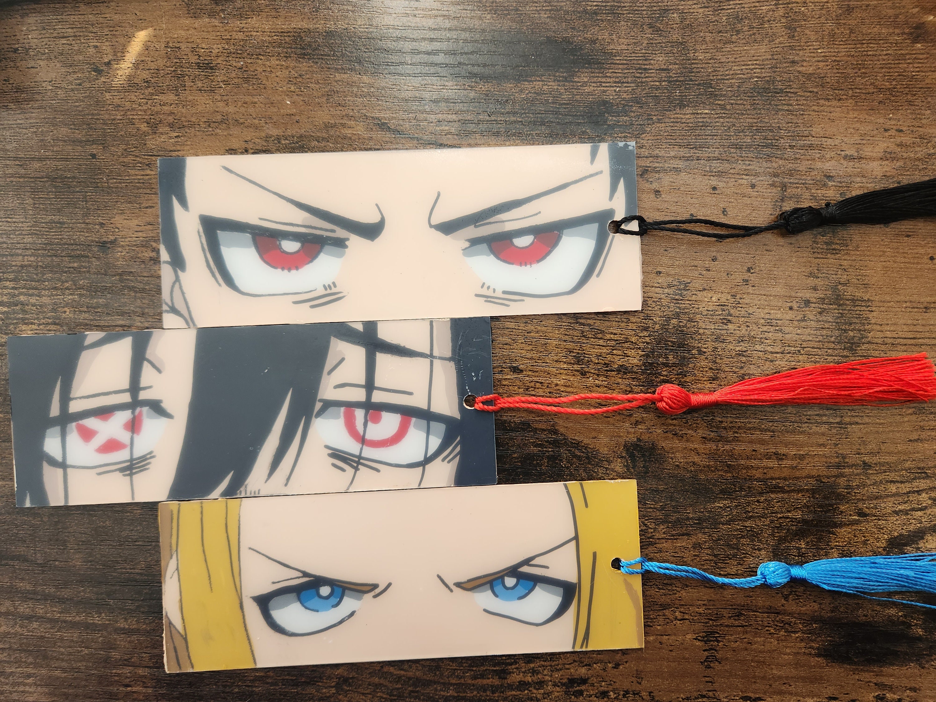 Handpainted Anime Bookmarks (3pc Set) - Etsy