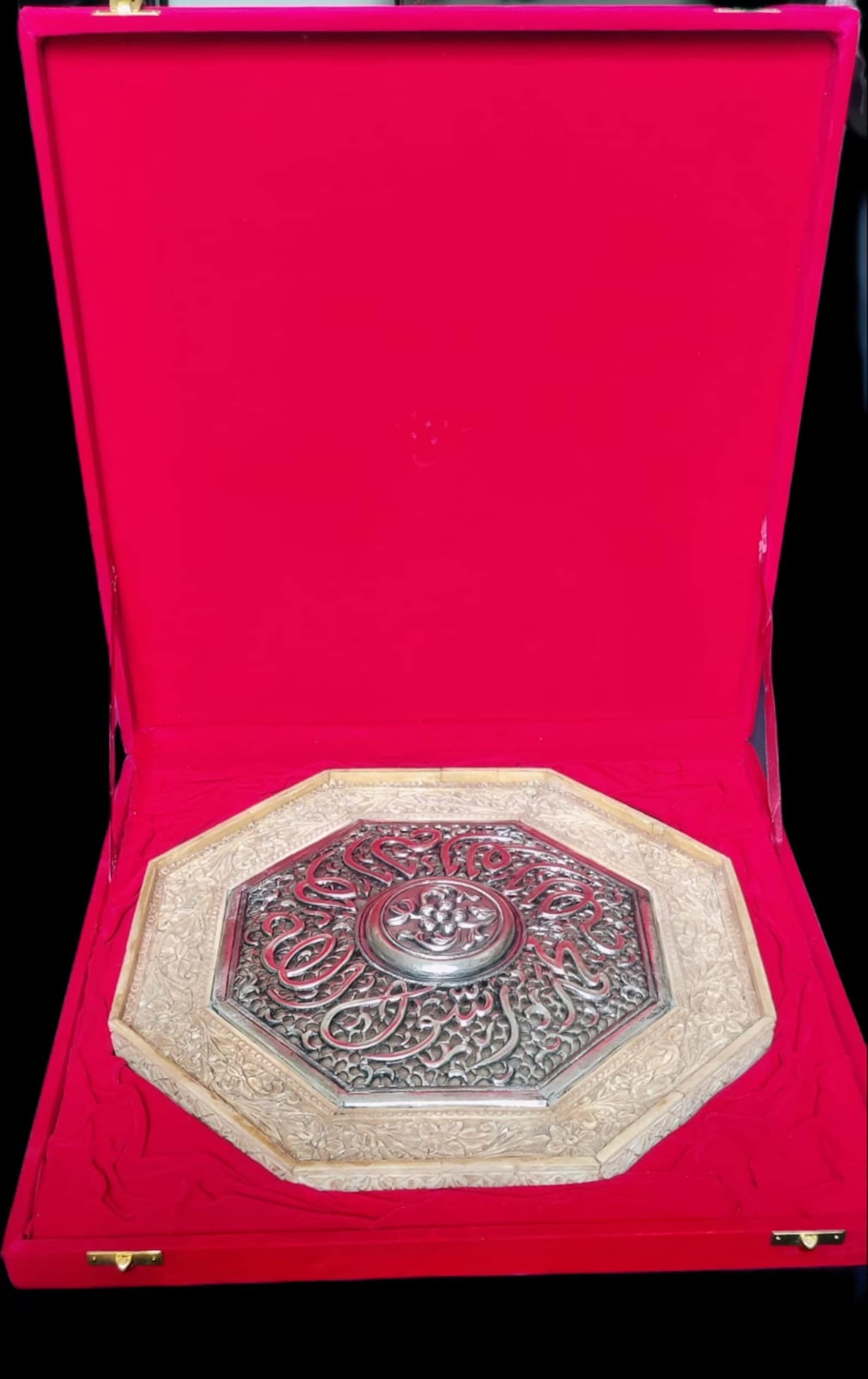 Rare Mughal Mogul Hand-carved Wall Panel Artwork Artefact Home Décor ...