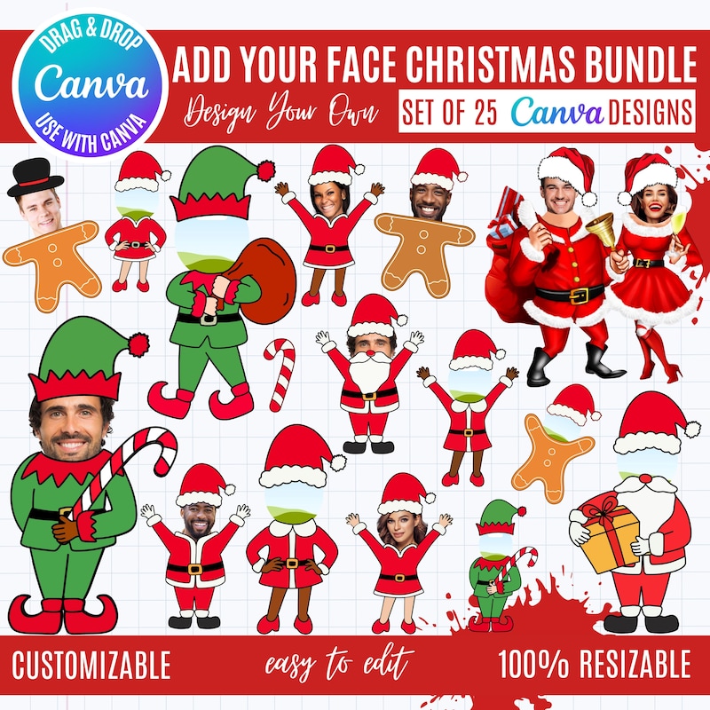 Faceless Santa Claus - Etsy