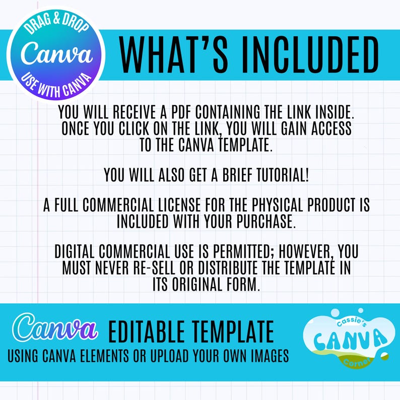 Baby Block Letter Canva Frames: ABC Alphabet Template (digital Download ...