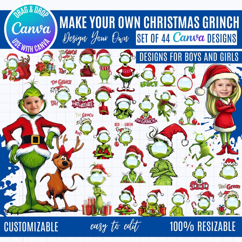 Grinch Picture Frame - Etsy
