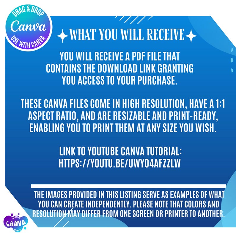 Family Titles Canva Frames Bundle: Drag & Drop Templates (digital ...