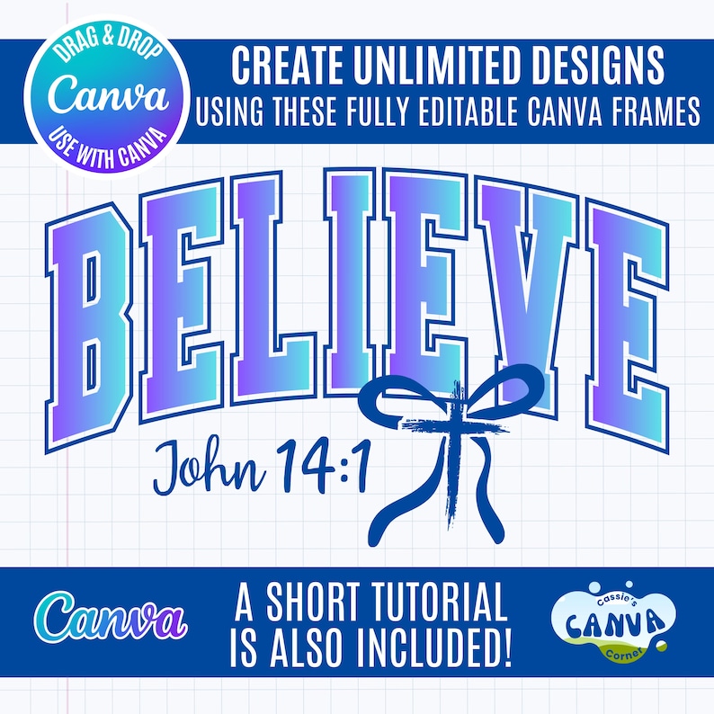Canva Christian Faith Canva Bundle, Bible Verse Designs, Religious ...