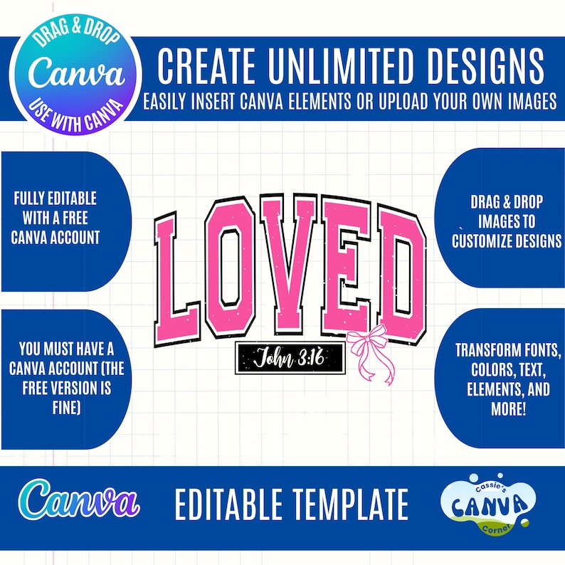 Canva Christian Faith Canva Bundle, Bible Verse Designs, Religious ...