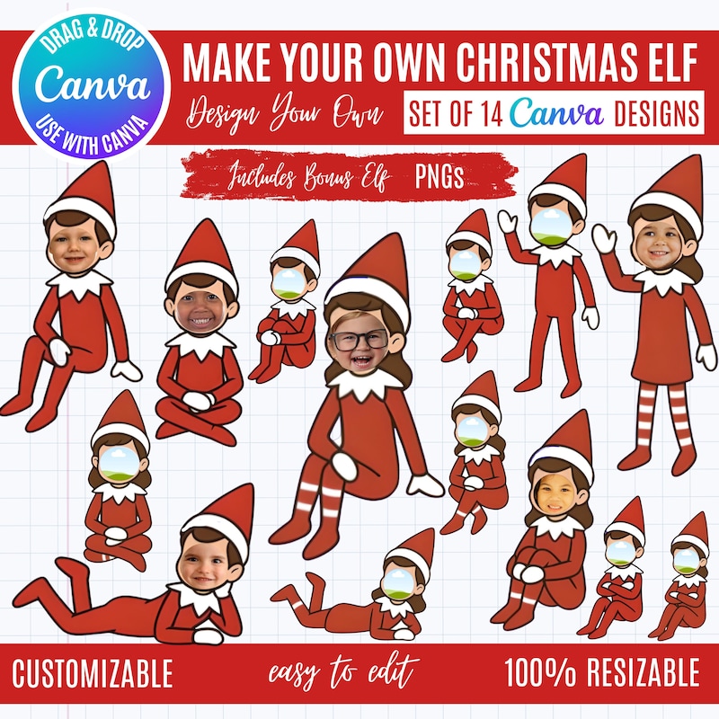 Elf Face Frames - Etsy