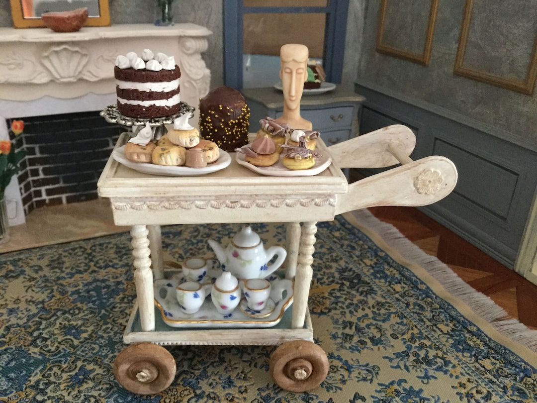 Dollhouse Tea Cart - Etsy