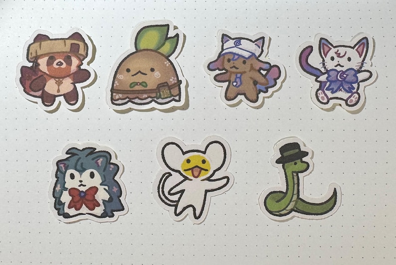 Nijisanji En Mascot Stickers (waves 6-11) - Etsy