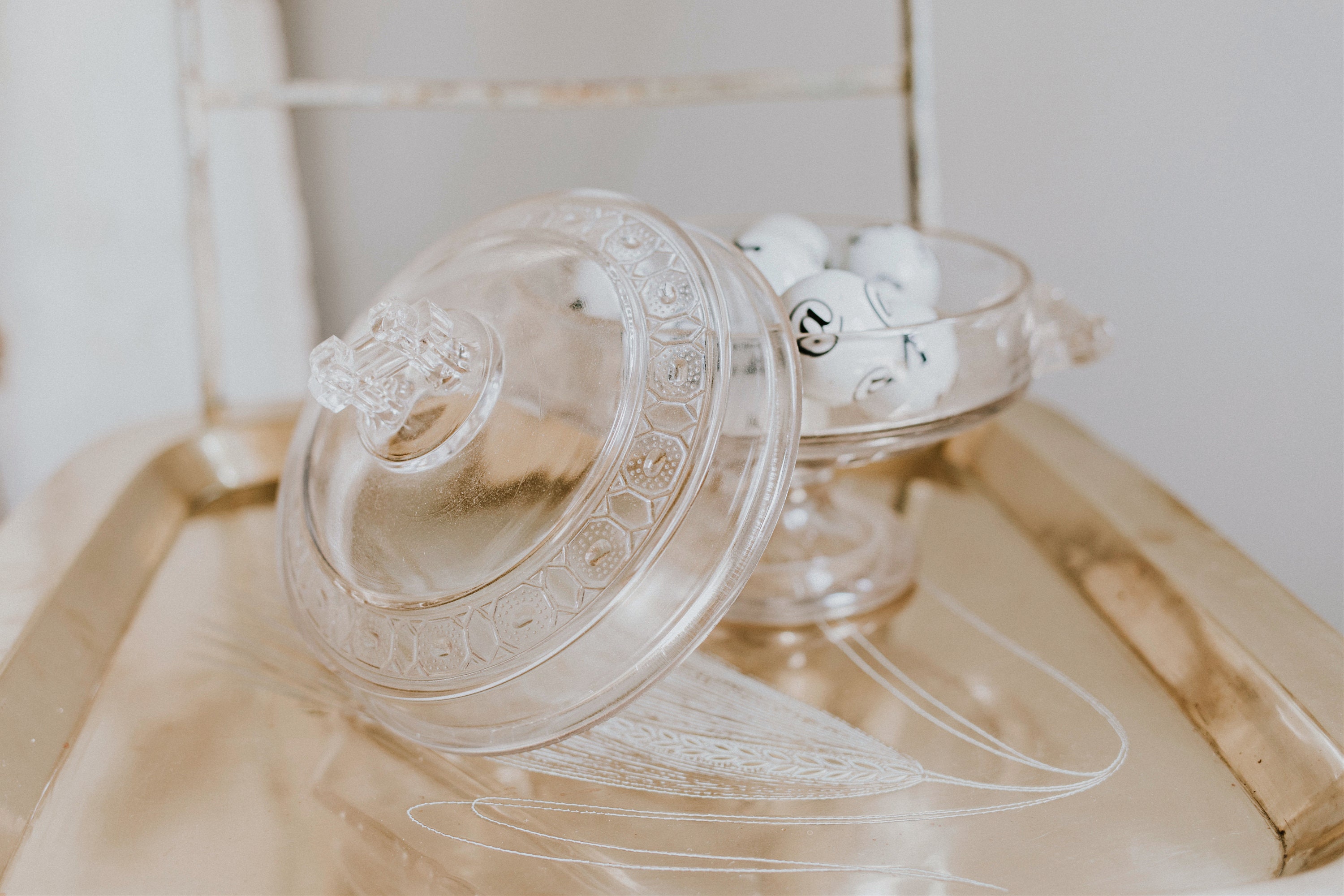 Antique EAPG Covered Glass Compote Doyle & Co Early American Footed ...