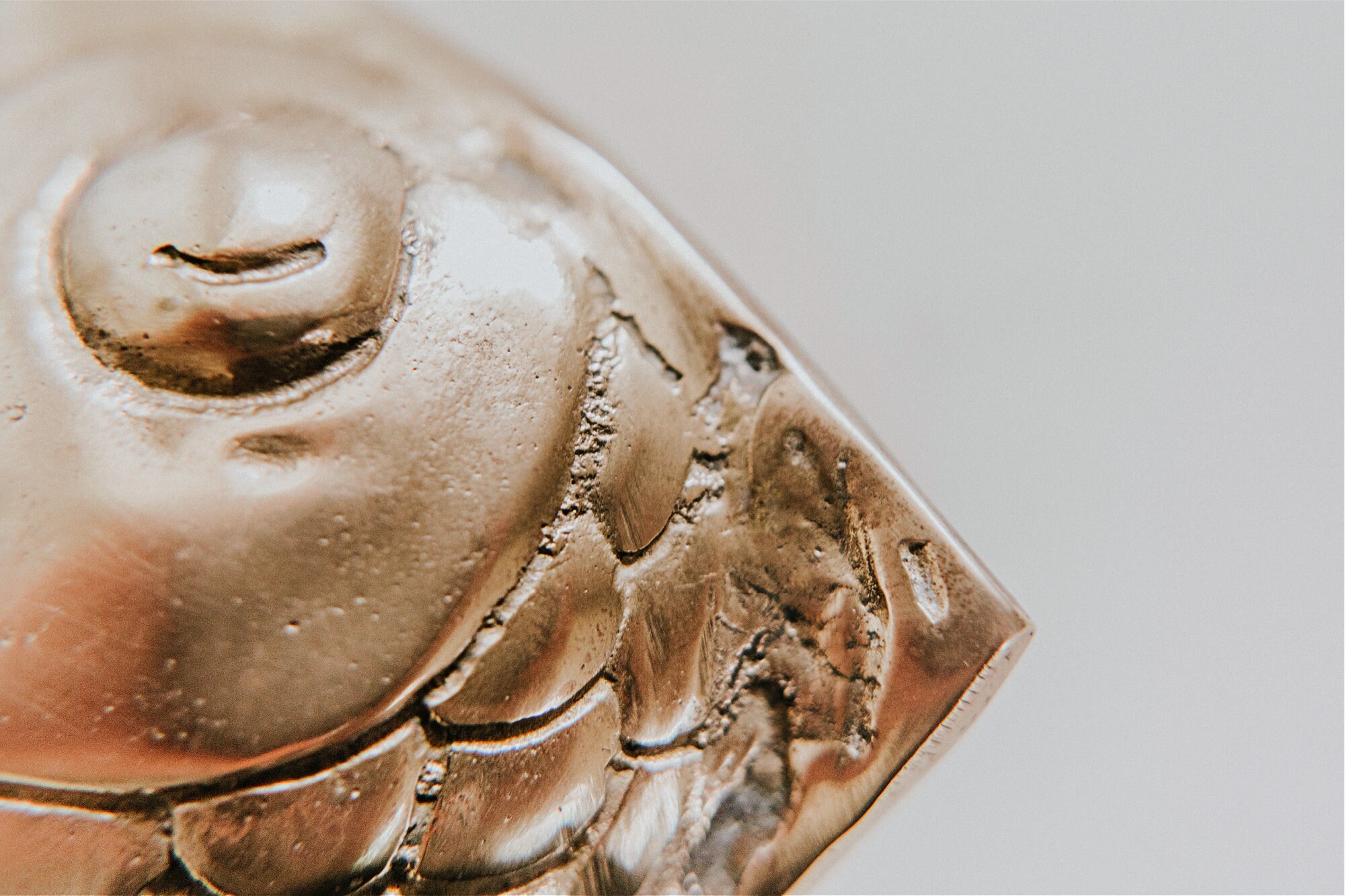 MCM Brass Fish Paperweight Vintage Big Fish Little Fish - Etsy