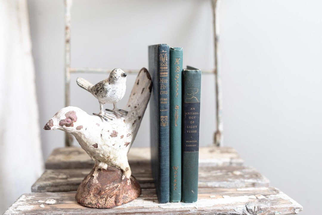 Set of 3 Vintage Green and Blue Poetry Books | Stack of 3 Poetry and ...