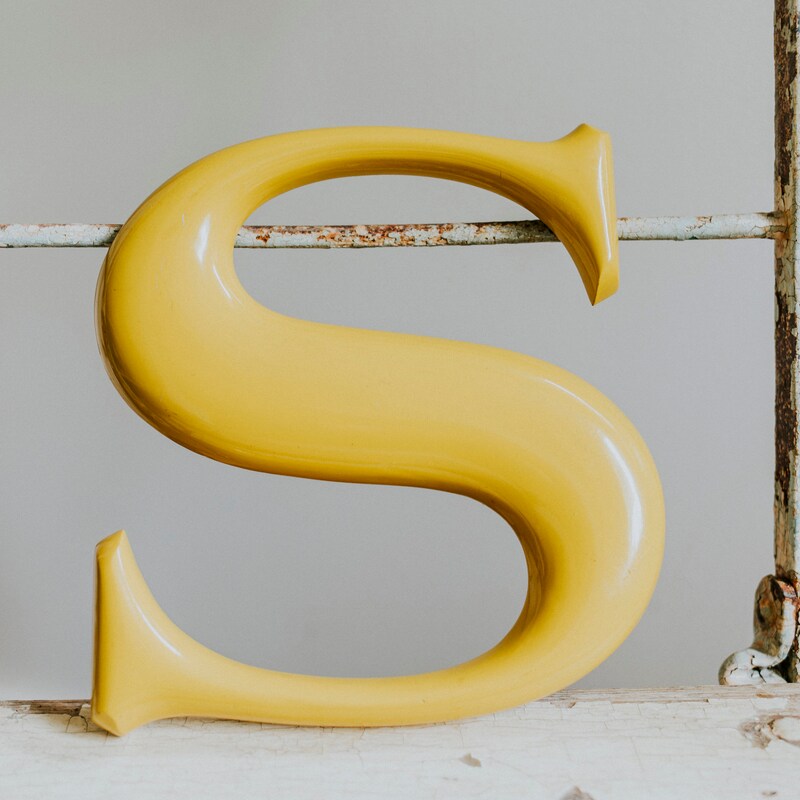 Vintage Sign Letter - Etsy