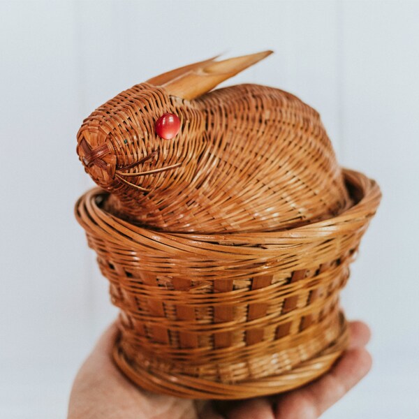 Bunny Basket - Etsy