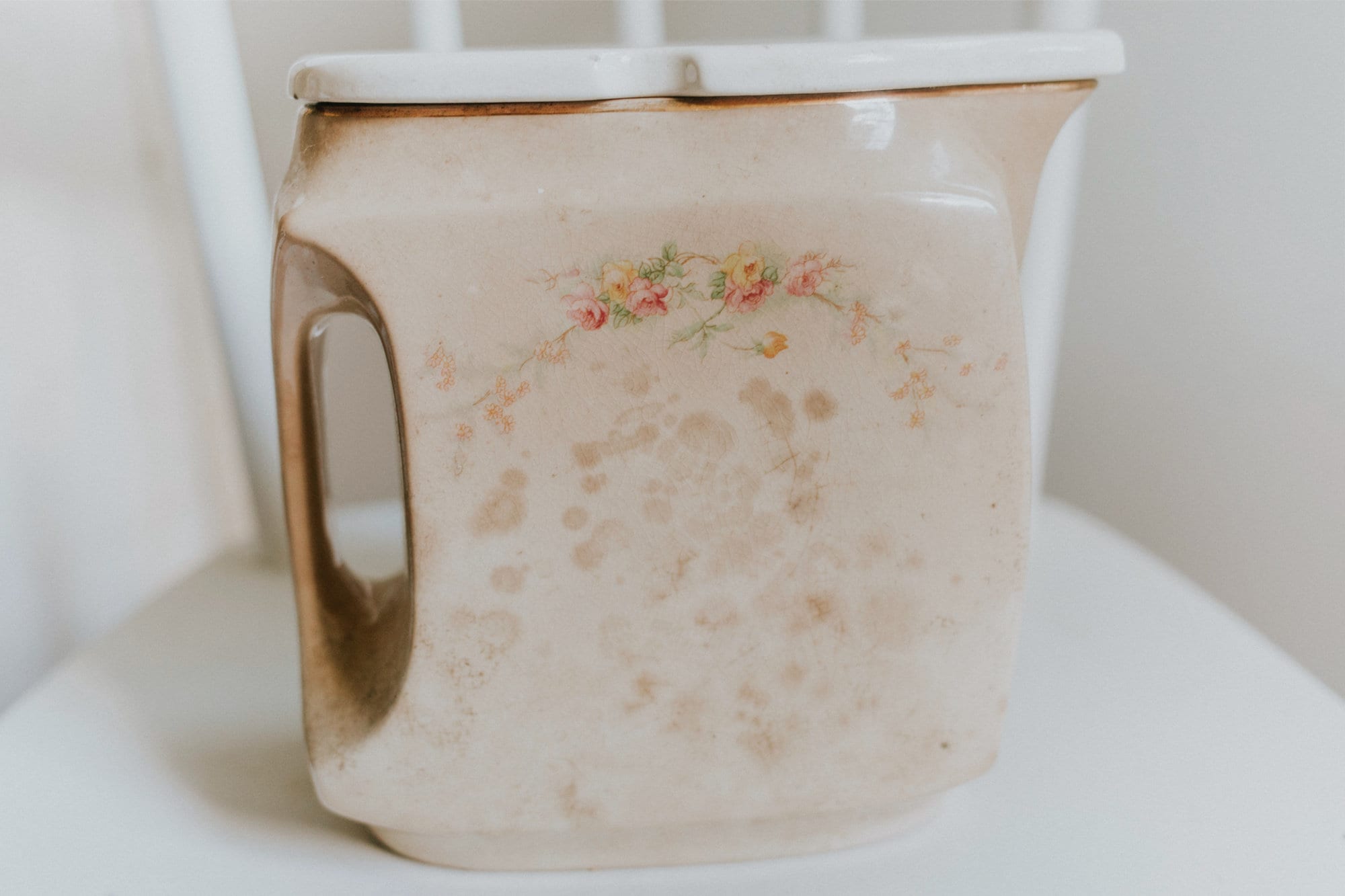 Vintage Bakerite Stained and Crazed Lidded Pitcher Mid Century Art Deco ...