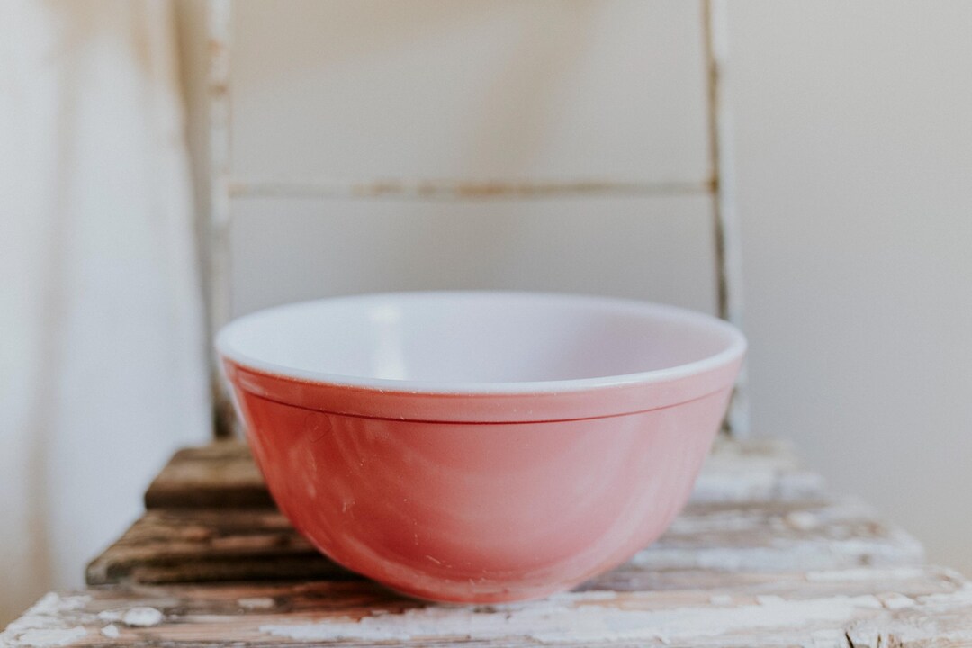 Vintage Pink PYREX Bowl 403 | 2.5 Qt Pink Flamingo PYREX | Mixing Bowl ...