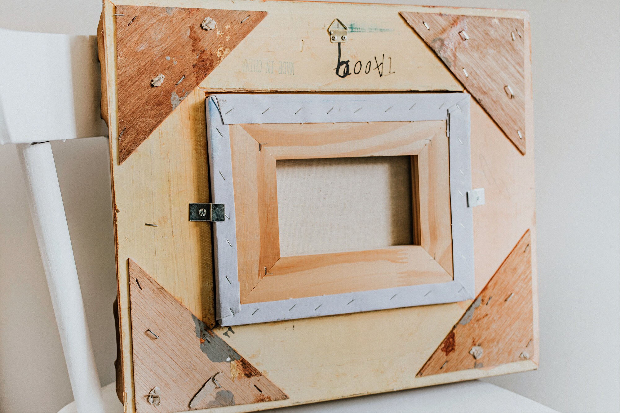 Mysterious C. Jaffey Original Oil Painting in Ornate Gold Gilded Frame ...