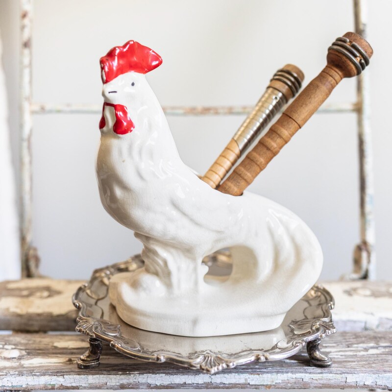Rooster Planter - Etsy