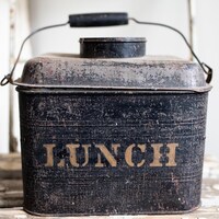 Tin Lunch Box - Etsy