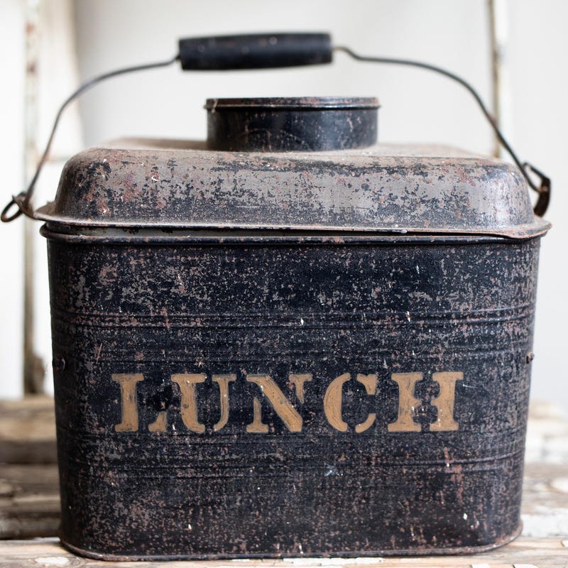 Tin Lunch Box - Etsy