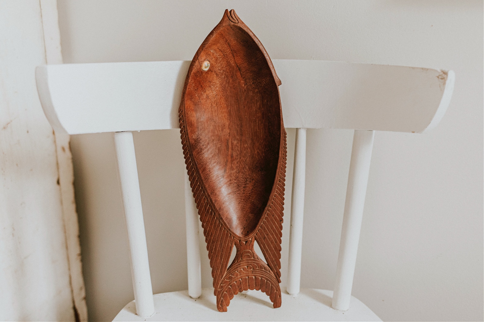 Papua New Guinea Carved Wood Fish Tobriand Islands | Hand Carved Wood ...