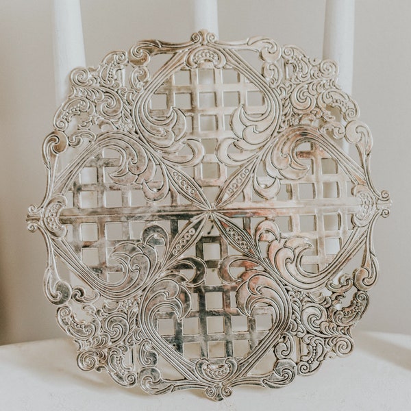 Silver Trivet - Etsy