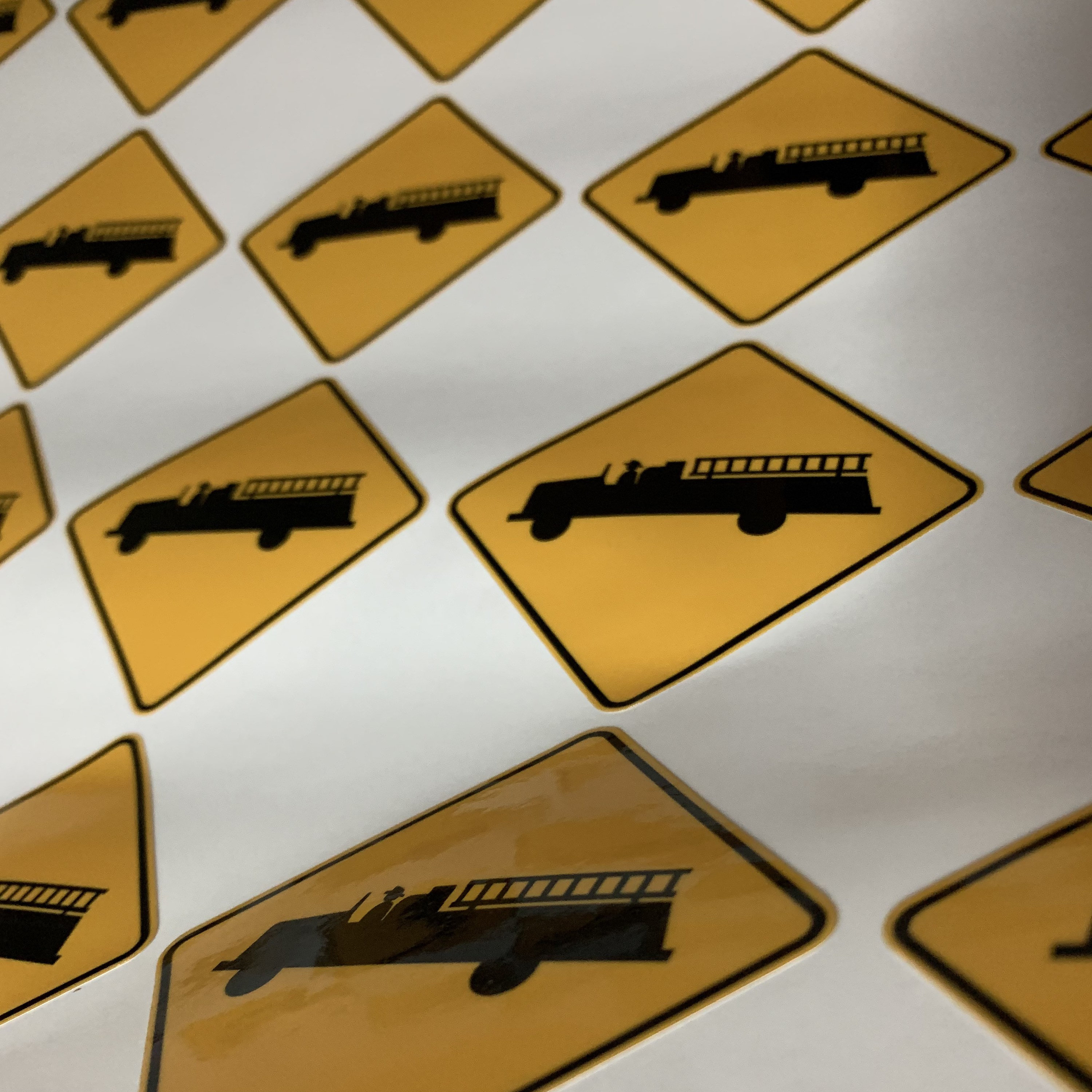 Fire Station Road Sign Decal - Etsy