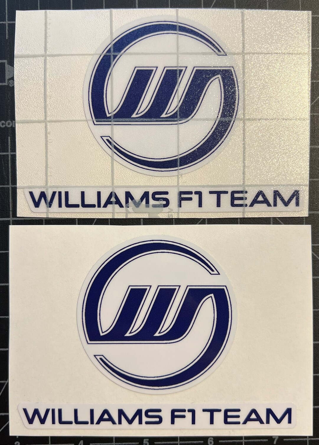 Williams F1 Style Decal 2 Piece - Etsy