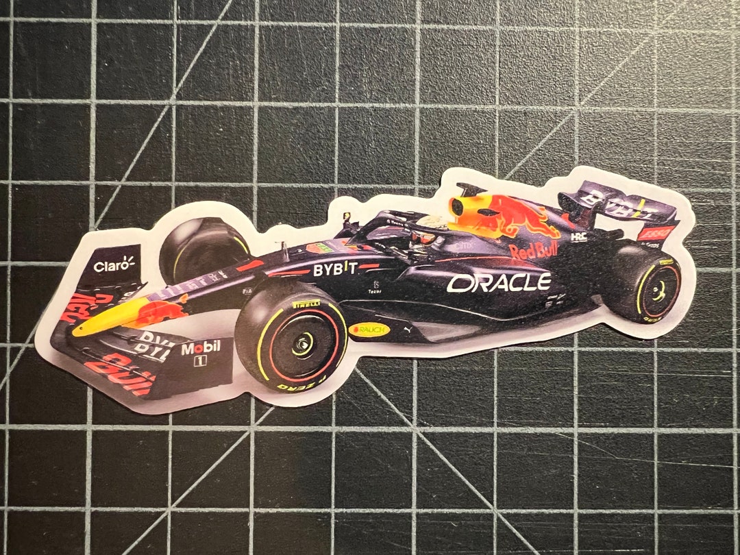 Max Verstappen Redbull Oracle F1 Car Decal - Etsy